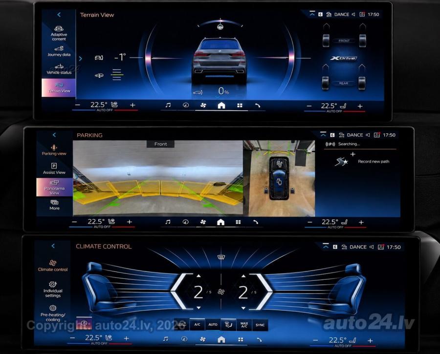 Pelēks BMW X7 2024 Tallina, ar dzinēja tilpumu 3.00 L un nobraukumu 37 tūkst. km par 99000 €, foto 24 vietnē AUTOMOTO.COM.LV