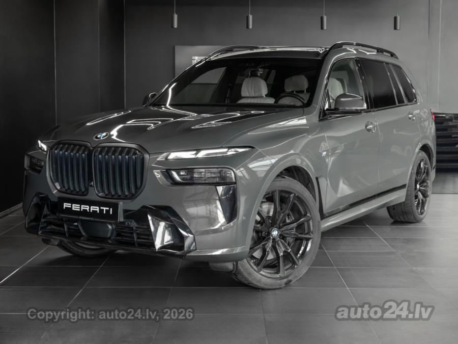 Grey BMW X7 2024 in Tallinn, with an engine capacity of 3.00 L and mileage of 134 thousand km for 84900 €, photo 1 on AUTOMOTO.COM.LV