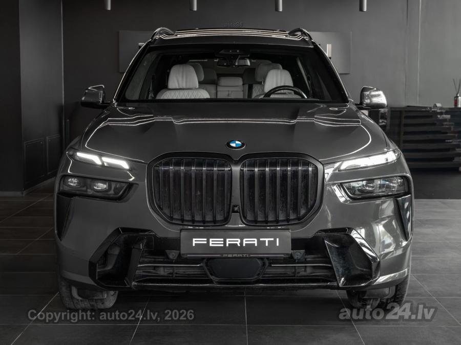 Grey BMW X7 2024 in Tallinn, with an engine capacity of 3.00 L and mileage of 134 thousand km for 84900 €, photo 3 on AUTOMOTO.COM.LV