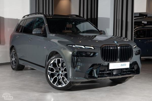 Grey BMW X7 2025 in Kaunas, with an engine capacity of 3.00 L and mileage of 16 thousand km for 95771 €, photo 4 on AUTOMOTO.COM.LV