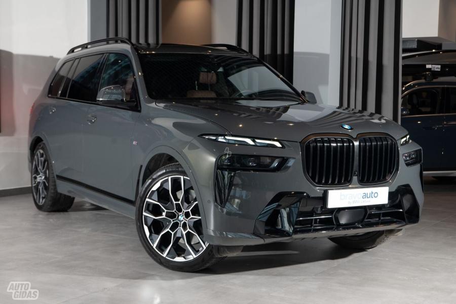 Grey BMW X7 2025 in Kaunas, with an engine capacity of 3.00 L and mileage of 16 thousand km for 95771 €, photo 5 on AUTOMOTO.COM.LV