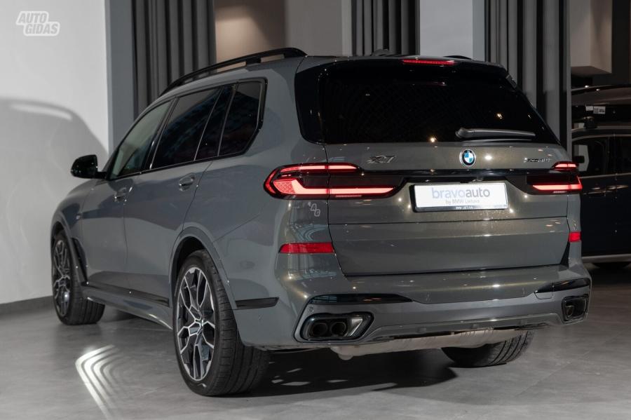 Grey BMW X7 2025 in Kaunas, with an engine capacity of 3.00 L and mileage of 16 thousand km for 95771 €, photo 6 on AUTOMOTO.COM.LV