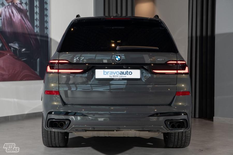 Grey BMW X7 2025 in Kaunas, with an engine capacity of 3.00 L and mileage of 16 thousand km for 95771 €, photo 7 on AUTOMOTO.COM.LV