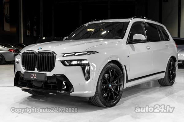 Pelēks BMW X7 2026 Rīga, ar dzinēja tilpumu 3.00 L un nobraukumu 7 tūkst. km par 96800 €, foto 1 vietnē AUTOMOTO.COM.LV
