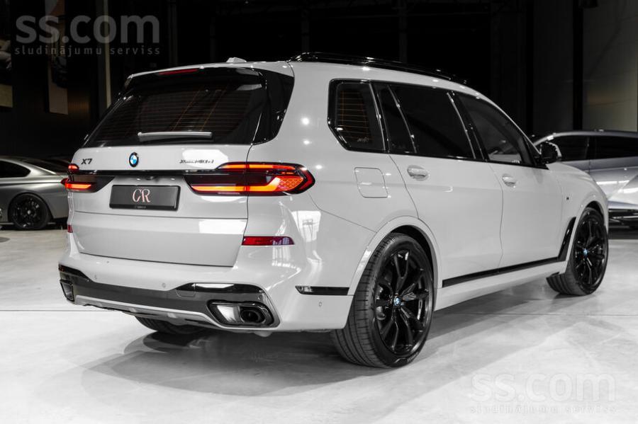 Grey BMW X7 2026 in Riga, with an engine capacity of 3.00 L and mileage of 18 thousand km for 96800 €, photo 5 on AUTOMOTO.COM.LV