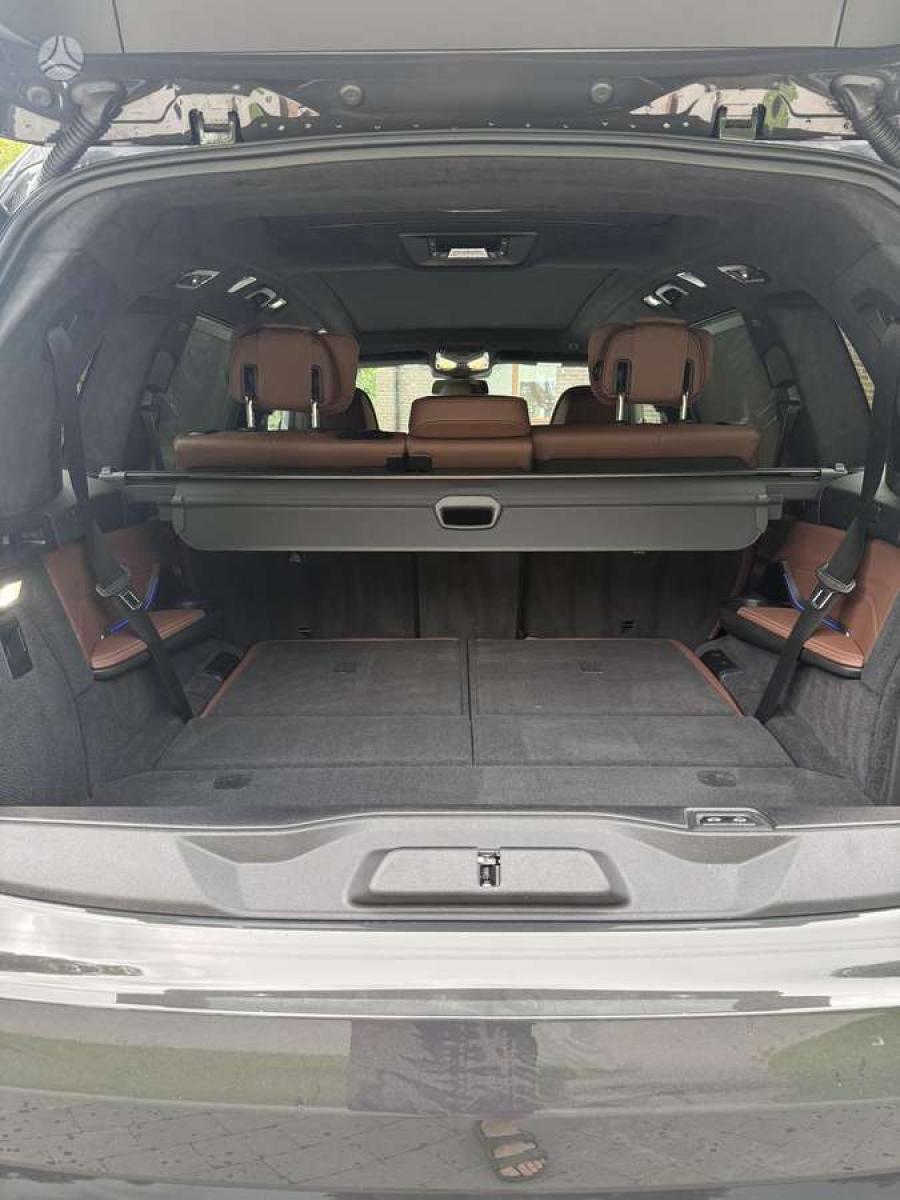 Pelēks BMW X7 2023 Kauņa, ar dzinēja tilpumu 4.40 L un nobraukumu 27 tūkst. km par 110000 €, foto 12 vietnē AUTOMOTO.COM.LV