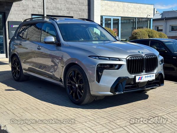 Pelēks BMW X7 2025 Tallina, ar dzinēja tilpumu 3.00 L un nobraukumu 27 tūkst. km par 107900 €, foto  vietnē AUTOMOTO.COM.LV