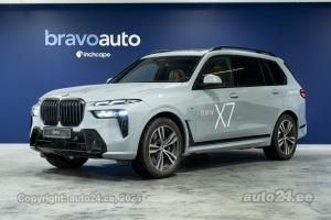 Grey BMW X7 2025 in Tallinn, with an engine capacity of 3.00 L and mileage of 5 thousand km for 99639 €, photo 1 on AUTOMOTO.COM.LV