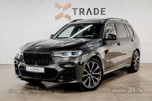 Pelēks BMW X7 2021 Pērnava, ar dzinēja tilpumu 3.00 L un nobraukumu 107 tūkst. km par 60990 €, foto  vietnē AUTOMOTO.COM.LV