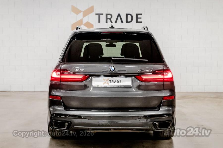 Grey BMW X7 2021 in Parnu, with an engine capacity of 3.00 L and mileage of 107 thousand km for 60990 €, photo 4 on AUTOMOTO.COM.LV