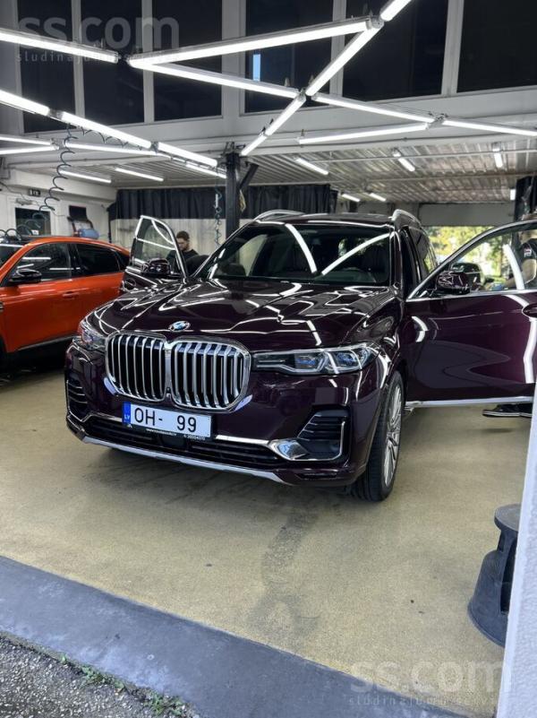 Sarkans BMW X7 2019 Jūrmala, ar dzinēja tilpumu 3.00 L un nobraukumu 101 tūkst. km par 55000 €, foto 1 vietnē AUTOMOTO.COM.LV