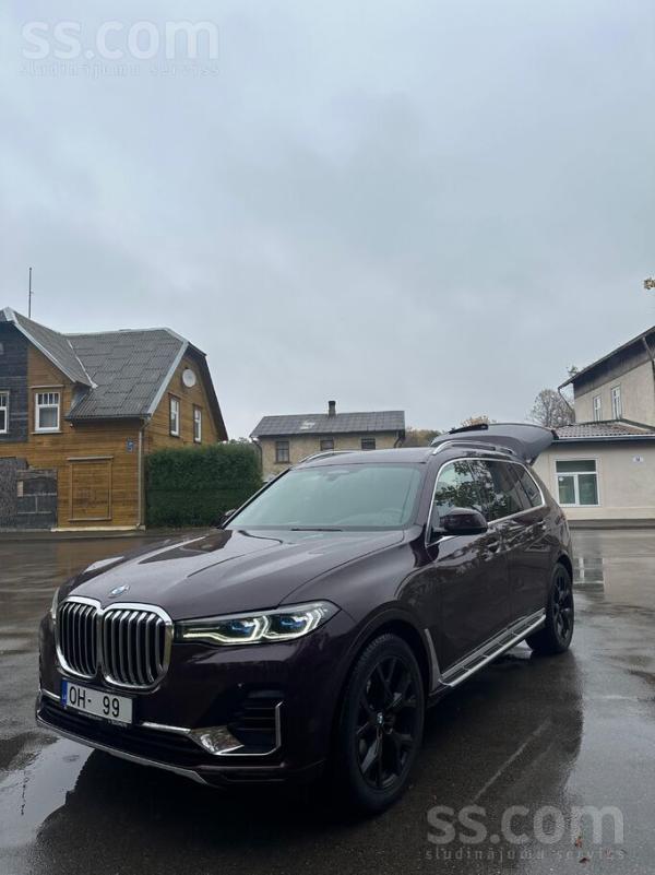Sarkans BMW X7 2019 Jūrmala, ar dzinēja tilpumu 3.00 L un nobraukumu 101 tūkst. km par 55000 €, foto 5 vietnē AUTOMOTO.COM.LV