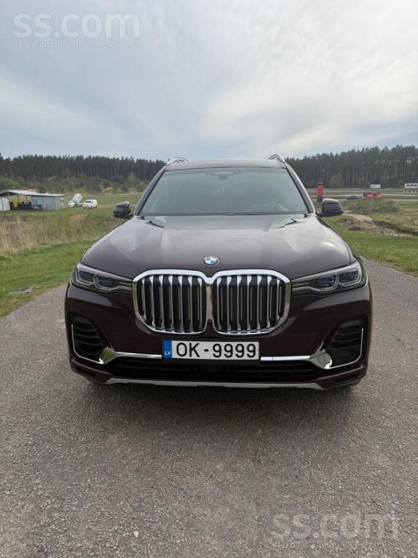 Sarkans BMW X7 2019 Rīga, ar dzinēja tilpumu 3.00 L un nobraukumu 107 tūkst. km par 52790 €, foto 1 vietnē AUTOMOTO.COM.LV