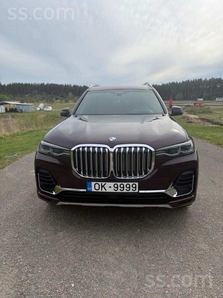 Sarkans BMW X7 2019 Rīga, ar dzinēja tilpumu 3.00 L un nobraukumu 107 tūkst. km par 52790 €, foto 1 vietnē AUTOMOTO.COM.LV