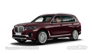 Sarkans BMW X7 2021 Tartu, ar dzinēja tilpumu 3.00 L un nobraukumu 79 tūkst. km par 65900 €, foto  vietnē AUTOMOTO.COM.LV