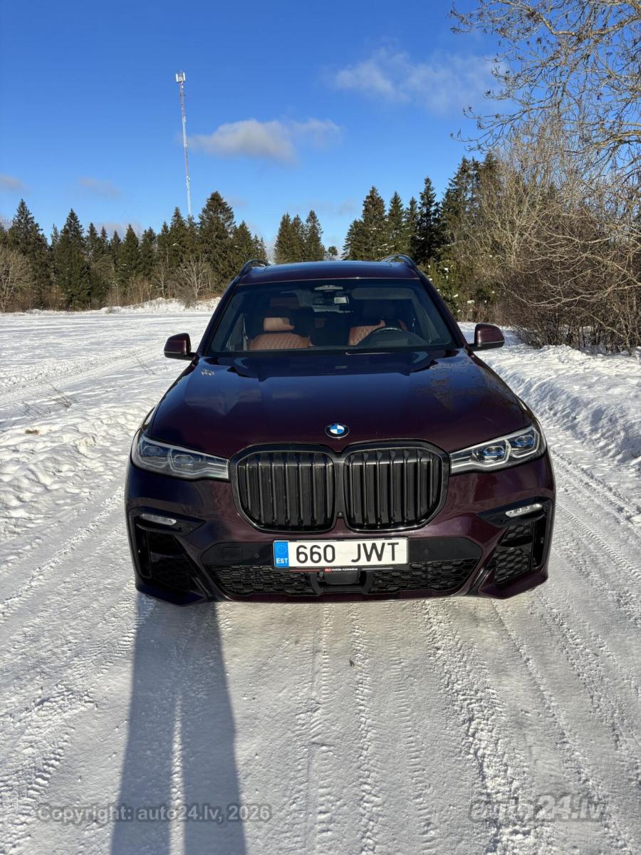 Violet BMW X7 2021 in Tallinn, with an engine capacity of 3.00 L and mileage of 176 thousand km for 60499 €, photo 2 on AUTOMOTO.COM.LV