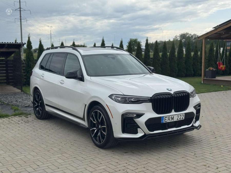Balts BMW X7 2019 Kauņa, ar dzinēja tilpumu 3.00 L un nobraukumu 84 tūkst. km par 54900 €, foto 1 vietnē AUTOMOTO.COM.LV