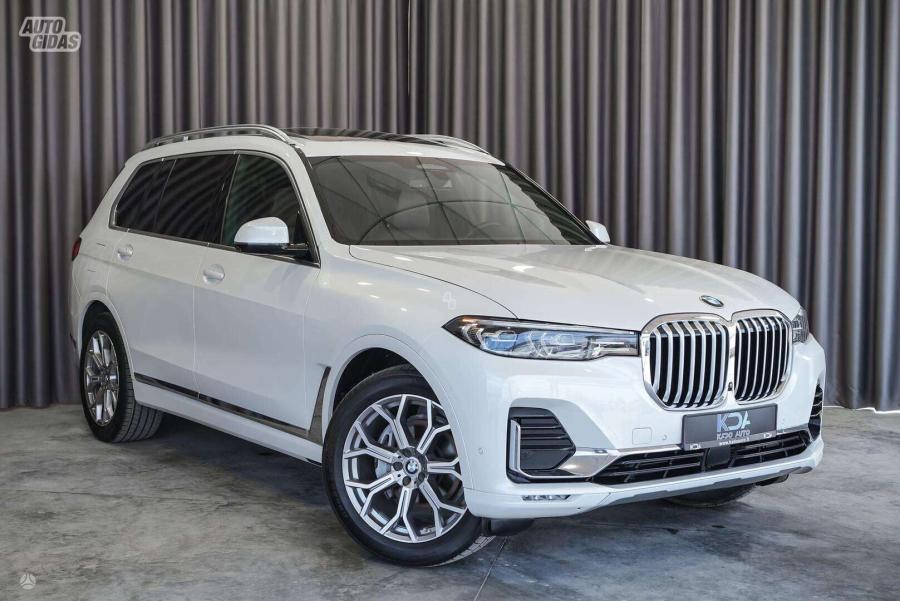 Balts BMW X7 2019 Marijampole, ar dzinēja tilpumu 3.00 L un nobraukumu 95 tūkst. km par 47950 €, foto 1 vietnē AUTOMOTO.COM.LV