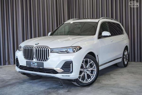 White BMW X7 2019 in Marijampole, with an engine capacity of 3.00 L and mileage of 95 thousand km for 47950 €, photo 2 on AUTOMOTO.COM.LV