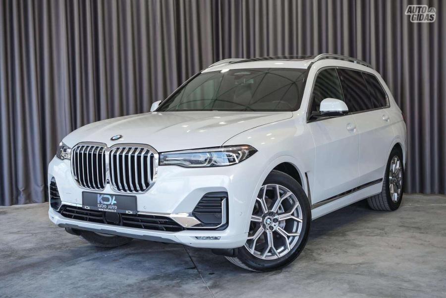 Balts BMW X7 2019 Marijampole, ar dzinēja tilpumu 3.00 L un nobraukumu 95 tūkst. km par 47950 €, foto 3 vietnē AUTOMOTO.COM.LV