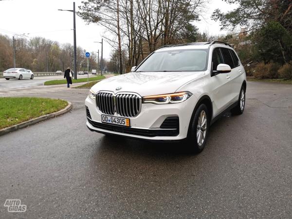 White BMW X7 2019 in Kaunas, with an engine capacity of 3.00 L and mileage of 300 thousand km for 37600 €, photo 3 on AUTOMOTO.COM.LV