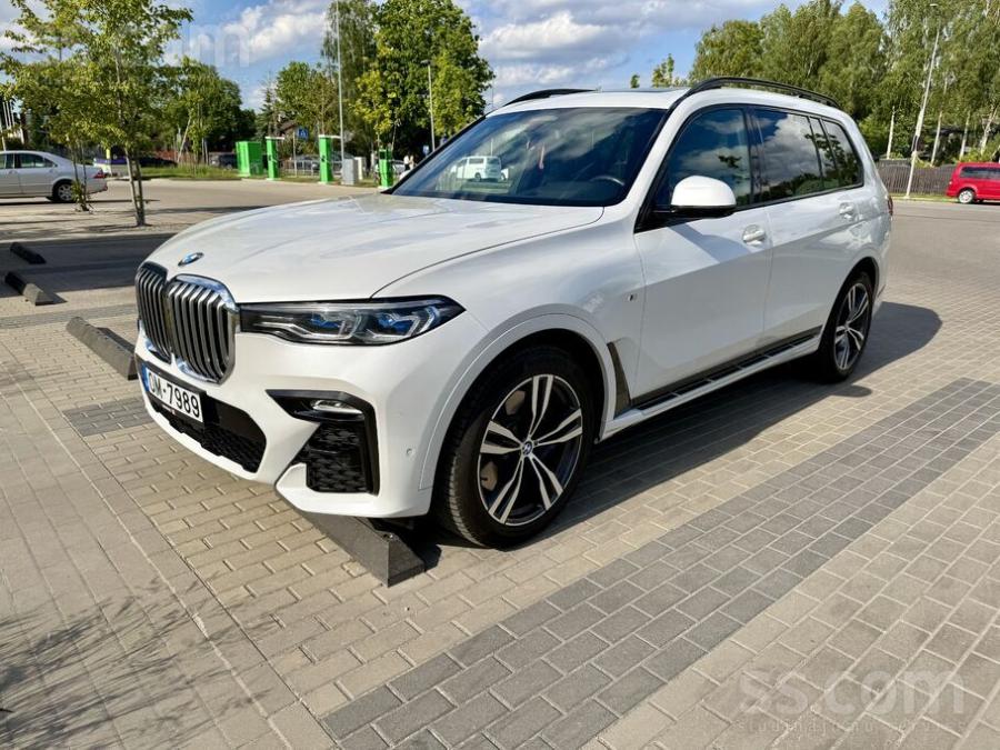 Белый БМВ X7 2019 в Рига, объемом двигателя 3.00 л и пробегом 282 тыс. км за 37900 €, фото 3 на AUTOMOTO.COM.LV