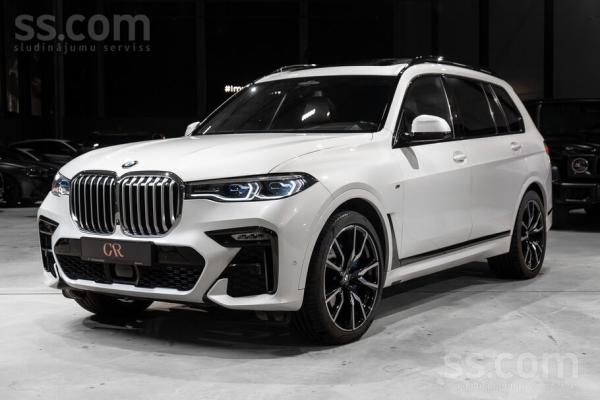 Balts BMW X7 2019 Rīga, ar dzinēja tilpumu 3.00 L un nobraukumu 56 tūkst. km par 63900 €, foto 1 vietnē AUTOMOTO.COM.LV