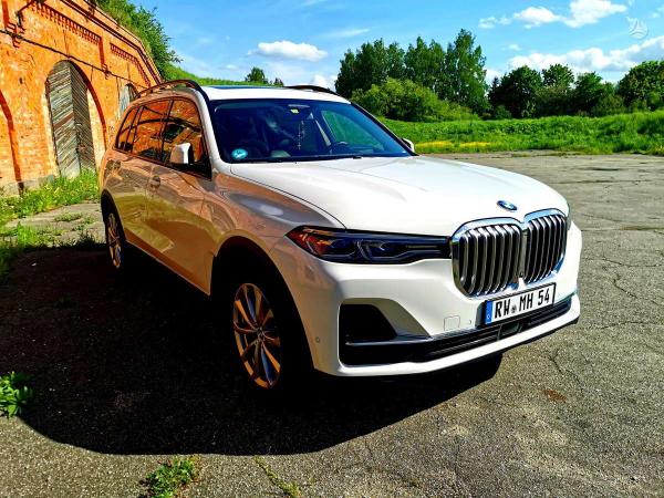 White BMW X7 2019 in Kaunas, with an engine capacity of 2.99 L and mileage of 257 thousand km for 36200 €, photo 8 on AUTOMOTO.COM.LV