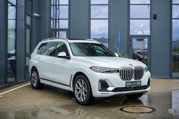 Белый БМВ X7 2019 в Каунас, объемом двигателя 3.00 л и пробегом 96 тыс. км за 46950 €, фото 1 на AUTOMOTO.COM.LV