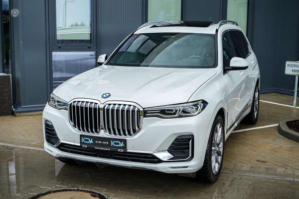 Белый БМВ X7 2019 в Каунас, объемом двигателя 3.00 л и пробегом 96 тыс. км за 46950 €, фото 4 на AUTOMOTO.COM.LV