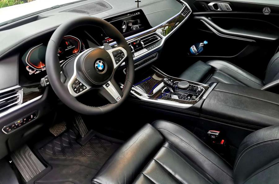 White BMW X7 2019 in Kaunas, with an engine capacity of 2.99 L and mileage of 258 thousand km for 36700 €, photo 11 on AUTOMOTO.COM.LV