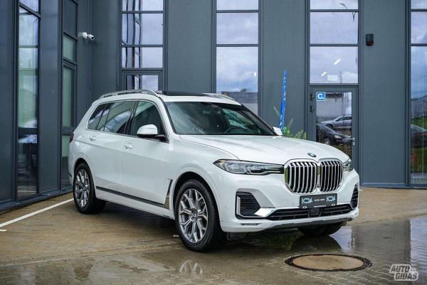Белый БМВ X7 2019 в Каунас, объемом двигателя 3.00 л и пробегом 96 тыс. км за 46950 €, фото 1 на AUTOMOTO.COM.LV