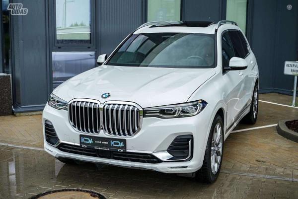 Белый БМВ X7 2019 в Каунас, объемом двигателя 3.00 л и пробегом 96 тыс. км за 46950 €, фото 4 на AUTOMOTO.COM.LV