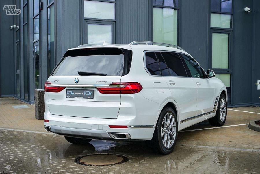 White BMW X7 2019 in Kaunas, with an engine capacity of 3.00 L and mileage of 96 thousand km for 46950 €, photo 13 on AUTOMOTO.COM.LV