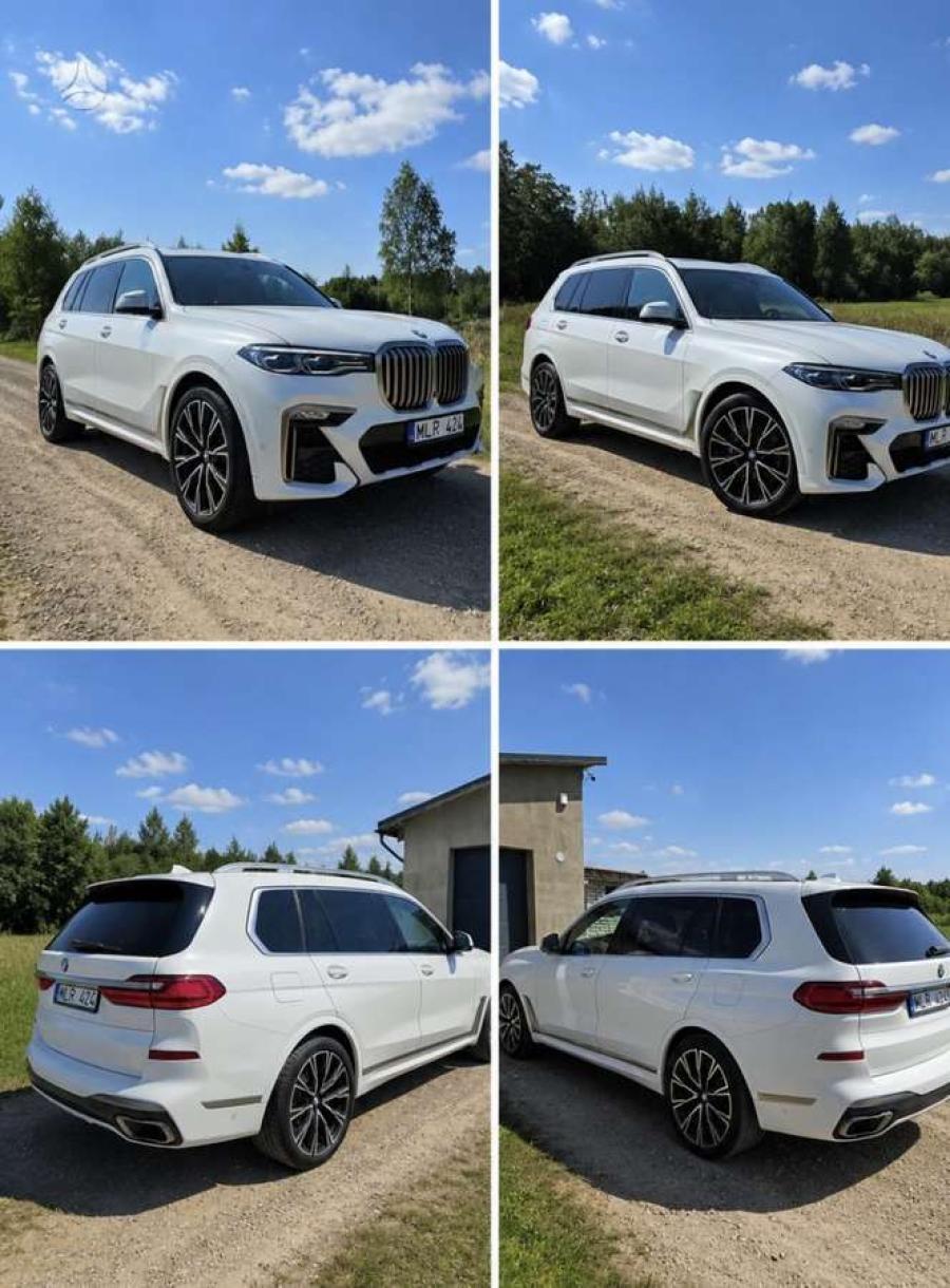 Balts BMW X7 2019 Viļņa, ar dzinēja tilpumu 3.00 L un nobraukumu 134 tūkst. km par 49500 €, foto 11 vietnē AUTOMOTO.COM.LV