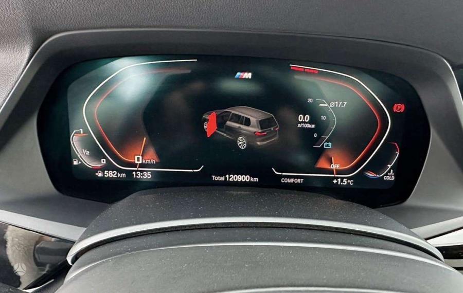Balts BMW X7 2019 Viļņa, ar dzinēja tilpumu 3.00 L un nobraukumu 134 tūkst. km par 49500 €, foto 12 vietnē AUTOMOTO.COM.LV