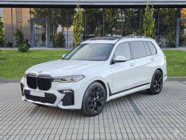 Balts BMW X7 2019 Kauņa, ar dzinēja tilpumu 3.00 L un nobraukumu 162 tūkst. km par 43250 €, foto 4 vietnē AUTOMOTO.COM.LV
