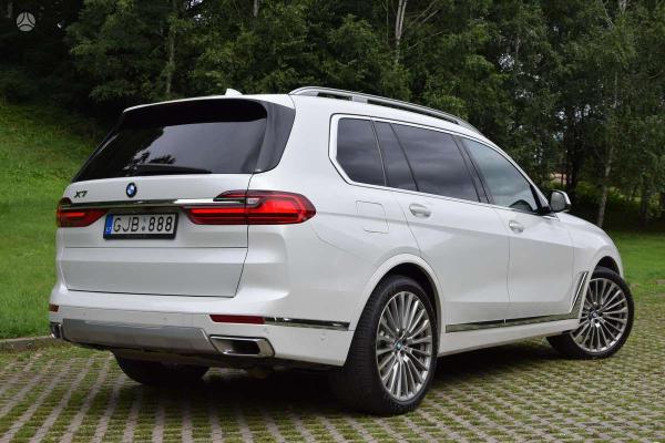 Balts BMW X7 2019 Viļņa, ar dzinēja tilpumu 2.99 L un nobraukumu 165 tūkst. km par 49990 €, foto 3 vietnē AUTOMOTO.COM.LV