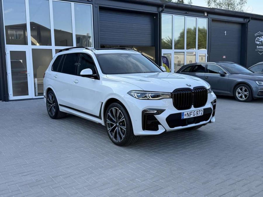 Balts BMW X7 2020 Kauņa, ar dzinēja tilpumu 4.40 L un nobraukumu 75 tūkst. km par 53000 €, foto 6 vietnē AUTOMOTO.COM.LV