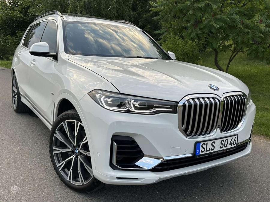 Balts BMW X7 2020 Viļņa, ar dzinēja tilpumu 3.00 L un nobraukumu 62 tūkst. km par 47750 €, foto 6 vietnē AUTOMOTO.COM.LV