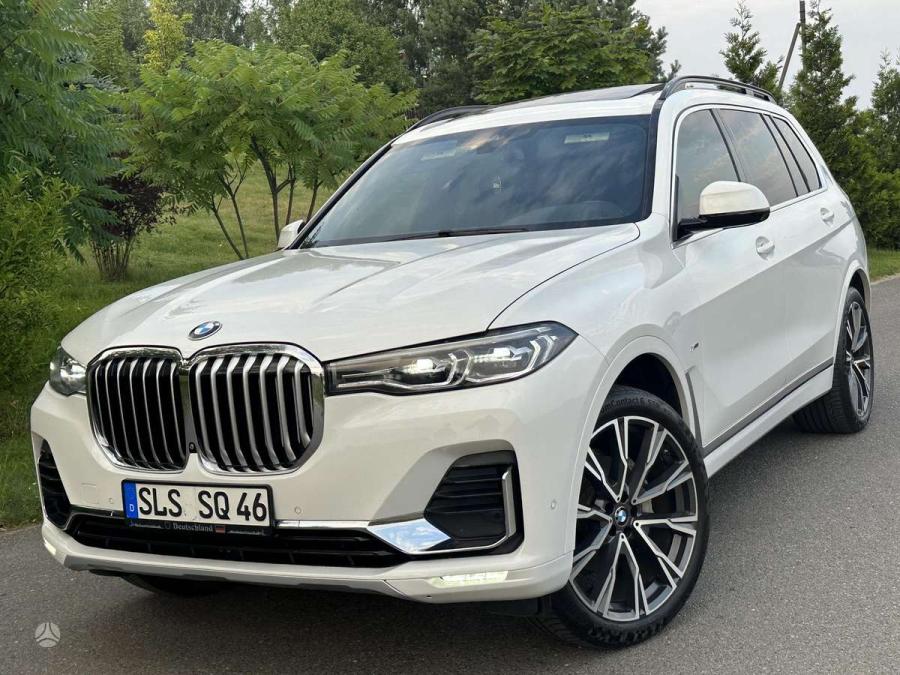 Balts BMW X7 2020 Viļņa, ar dzinēja tilpumu 3.00 L un nobraukumu 62 tūkst. km par 47750 €, foto 9 vietnē AUTOMOTO.COM.LV