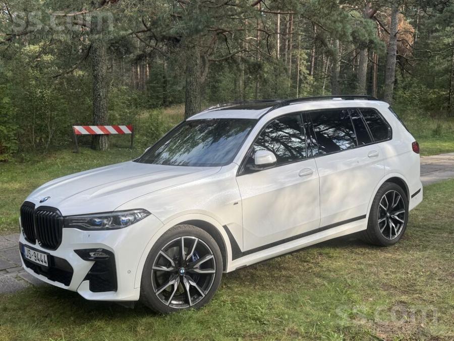 Белый БМВ X7 2021 в Рига, объемом двигателя 3.00 л и пробегом 94 тыс. км за 61500 €, фото 24 на AUTOMOTO.COM.LV