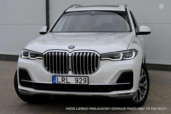 White BMW X7 2021 in Kretinga, with an engine capacity of 3.00 L and mileage of 21 thousand km for 56999 €, photo 3 on AUTOMOTO.COM.LV