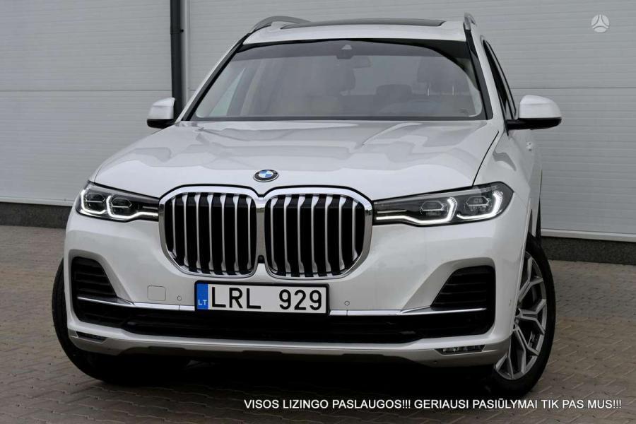 White BMW X7 2021 in Kretinga, with an engine capacity of 3.00 L and mileage of 21 thousand km for 56999 €, photo 3 on AUTOMOTO.COM.LV
