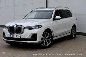 White BMW X7 2021 in Kretinga, with an engine capacity of 3.00 L and mileage of 21 thousand km for 56999 €, photo 4 on AUTOMOTO.COM.LV