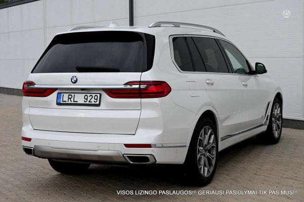 White BMW X7 2021 in Kretinga, with an engine capacity of 3.00 L and mileage of 21 thousand km for 56999 €, photo 7 on AUTOMOTO.COM.LV