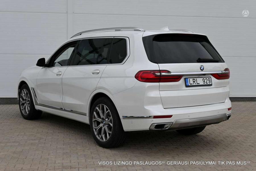White BMW X7 2021 in Kretinga, with an engine capacity of 3.00 L and mileage of 21 thousand km for 56999 €, photo 9 on AUTOMOTO.COM.LV