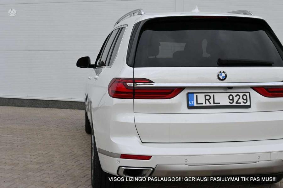 White BMW X7 2021 in Kretinga, with an engine capacity of 3.00 L and mileage of 21 thousand km for 56999 €, photo 10 on AUTOMOTO.COM.LV