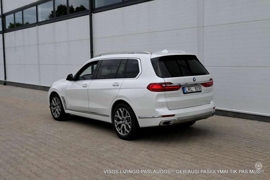 White BMW X7 2021 in Kretinga, with an engine capacity of 3.00 L and mileage of 21 thousand km for 56999 €, photo 13 on AUTOMOTO.COM.LV