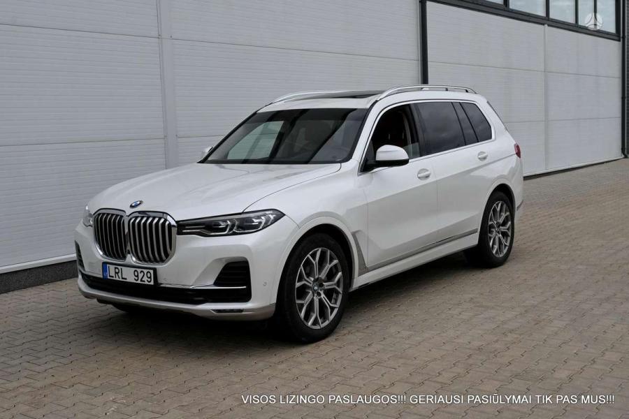 White BMW X7 2021 in Kretinga, with an engine capacity of 3.00 L and mileage of 21 thousand km for 56999 €, photo 14 on AUTOMOTO.COM.LV